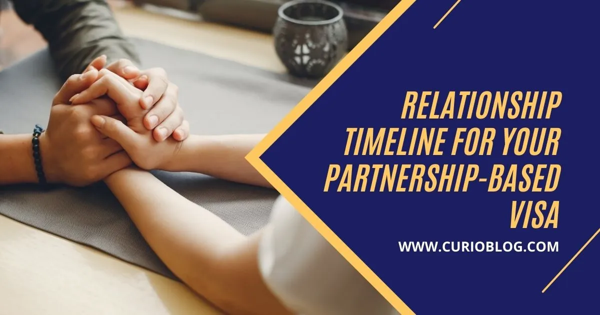 Relationship Timeline for Partnership-Based Visa Application